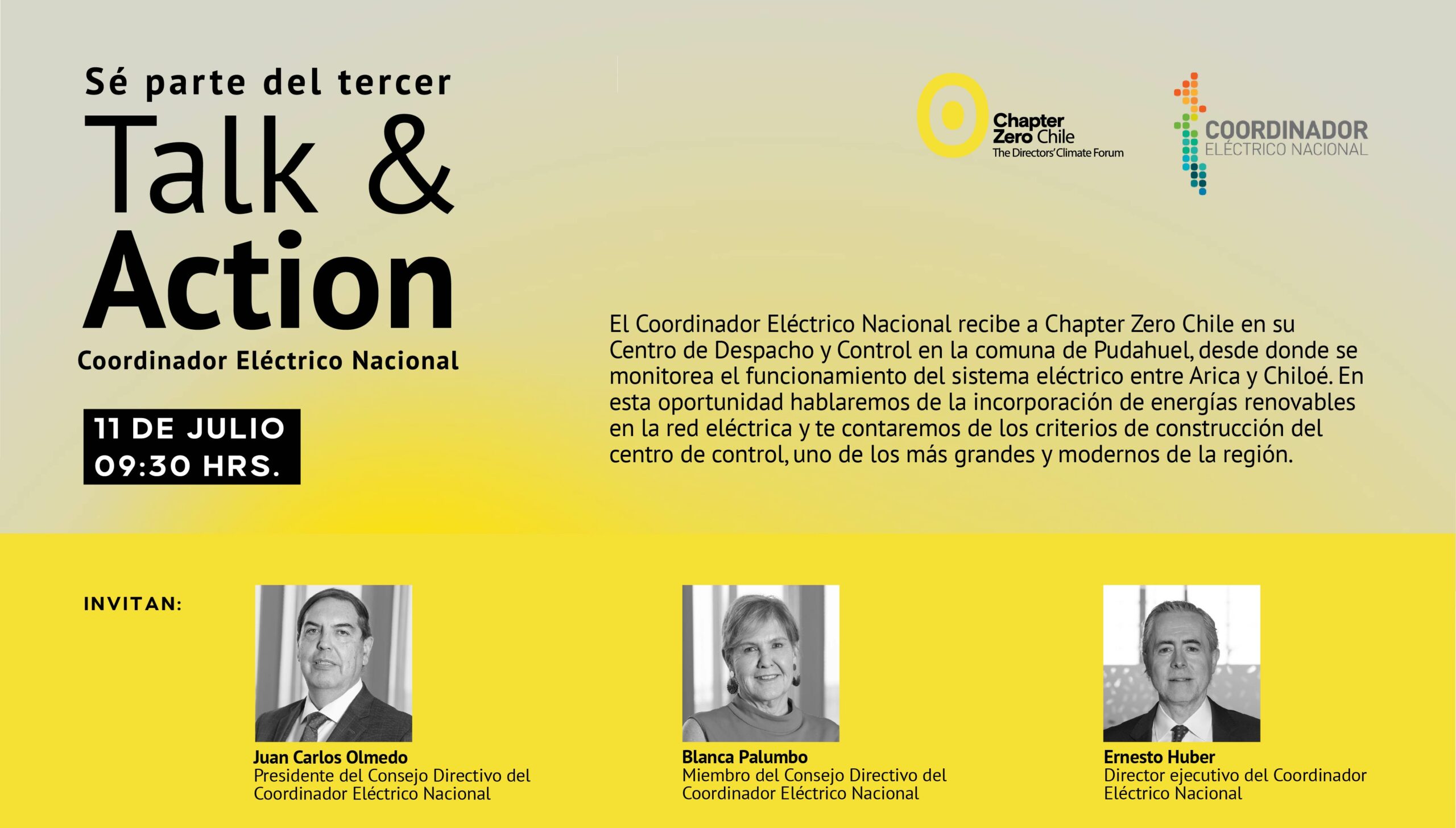 3er Talk & Action - Coordinador Eléctrico - Chapter Zero